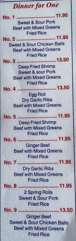 Menu at Highway 45 Restaurant, Bruderheim