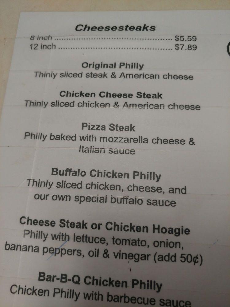 Menu at D'Michaels restaurant, Theodore