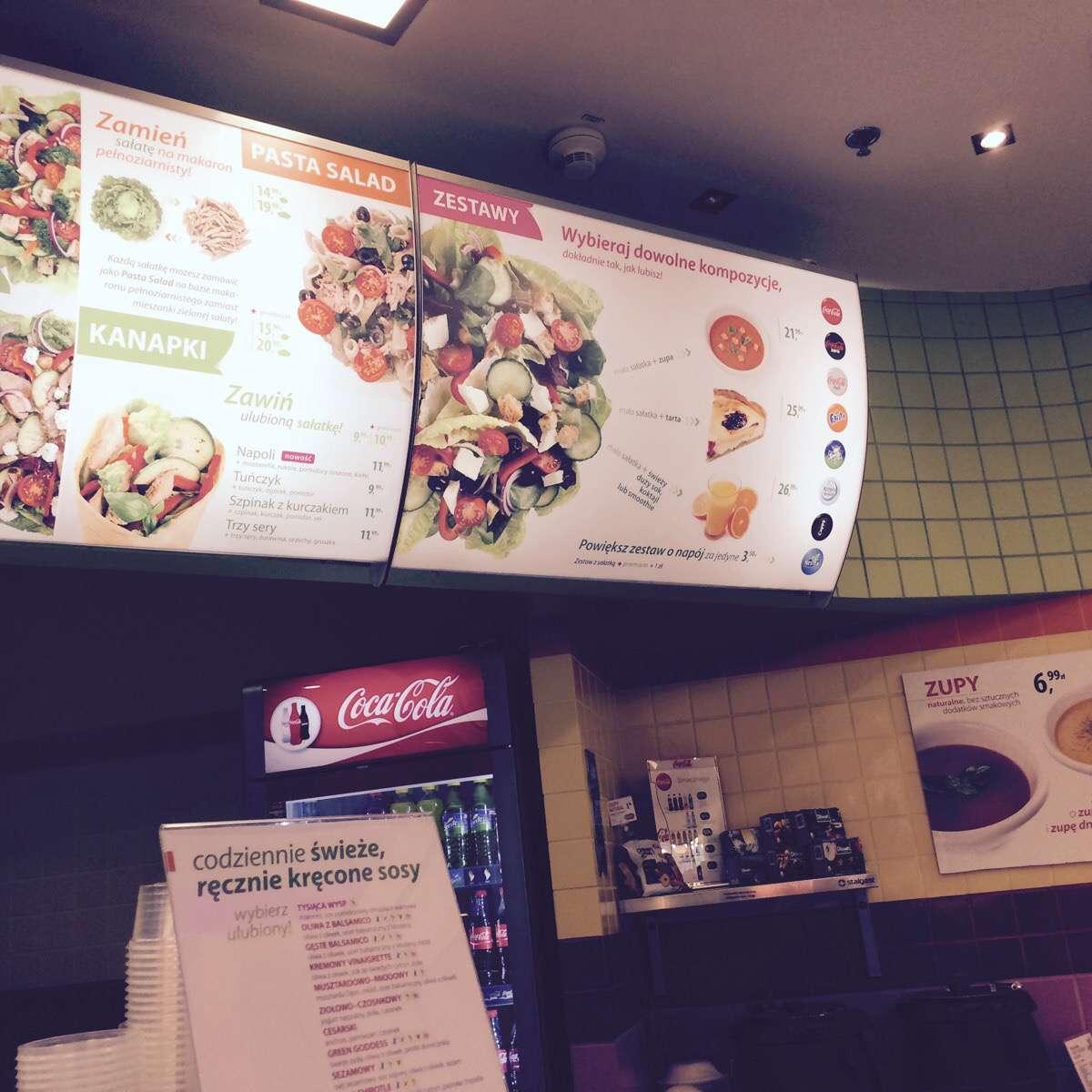 Menu at Salad Story restaurant, Szczecin, al. Wyzwolenia 18