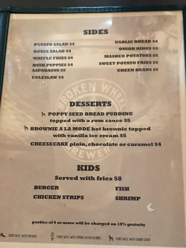 Menu at Fresh Catch restaurant, Marksville