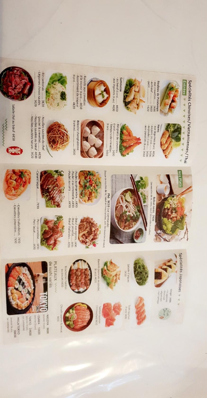 Menu au Chez Dong restaurant, Navenne, 3 Rue Pierre et Marie Curie