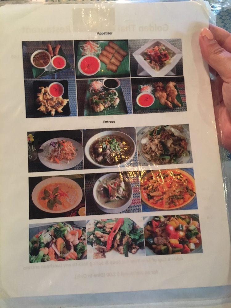 Menu at Golden Thai Restaurant, Longwood, 977 W State Rd 434