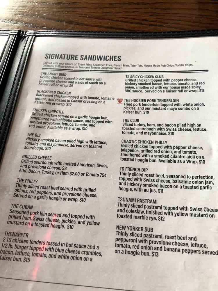 Menu at Town Square Pub N Grub, Dardenne Prairie