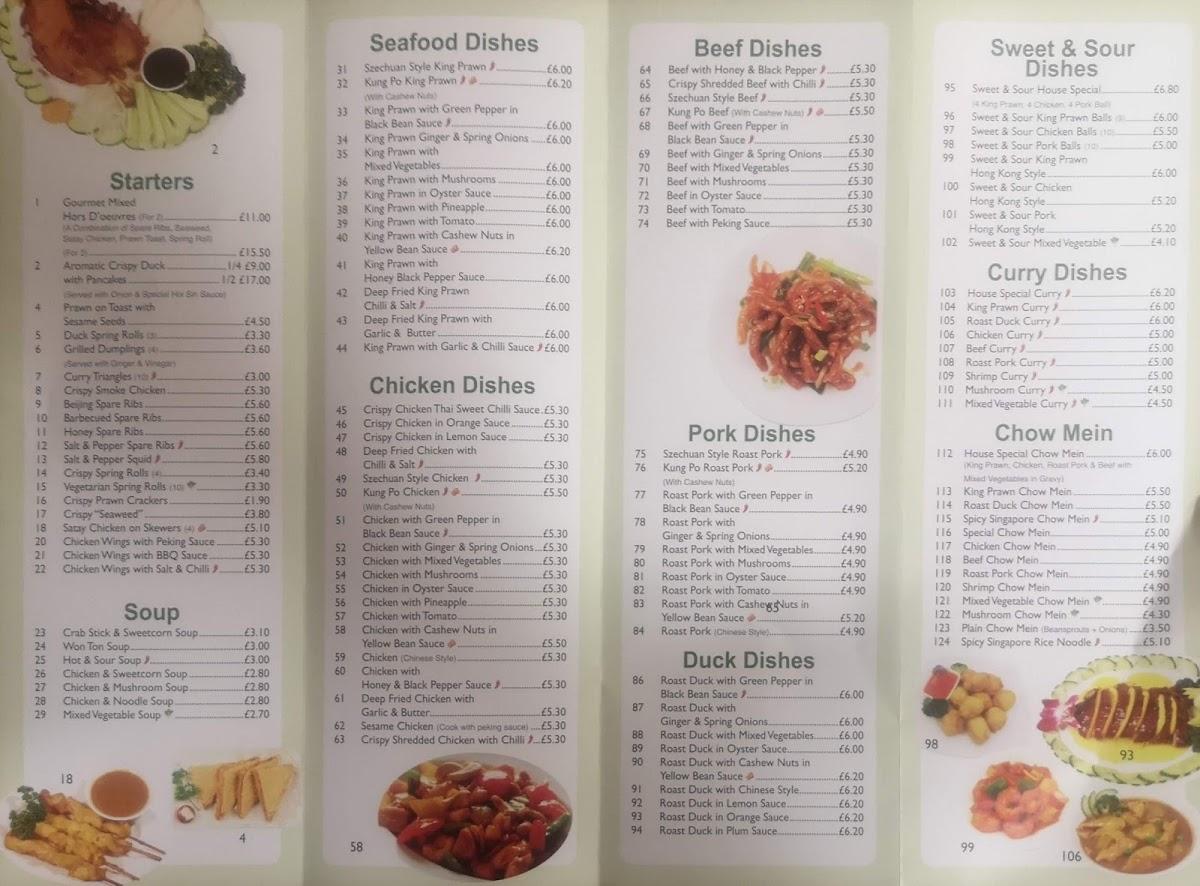 Menu at Castle Kitchen fast food, Woodbridge