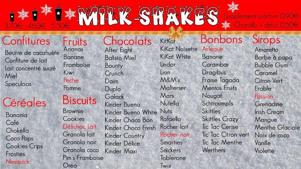 Menu at Shake House - Milkshake & Bagel restaurant, Béziers
