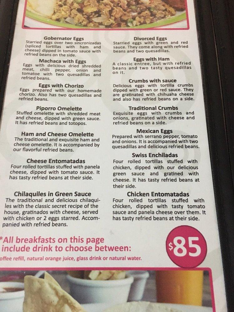 Carta del restaurante Chilo Tacos & Grill, Monterrey, Pablo