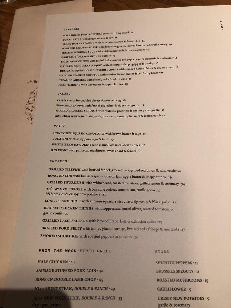Menu at Small Batch pub & bar, Garden City