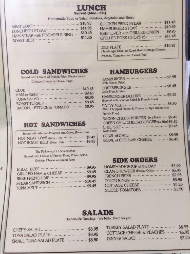 Menu at Country Touch Cafe, Torrance