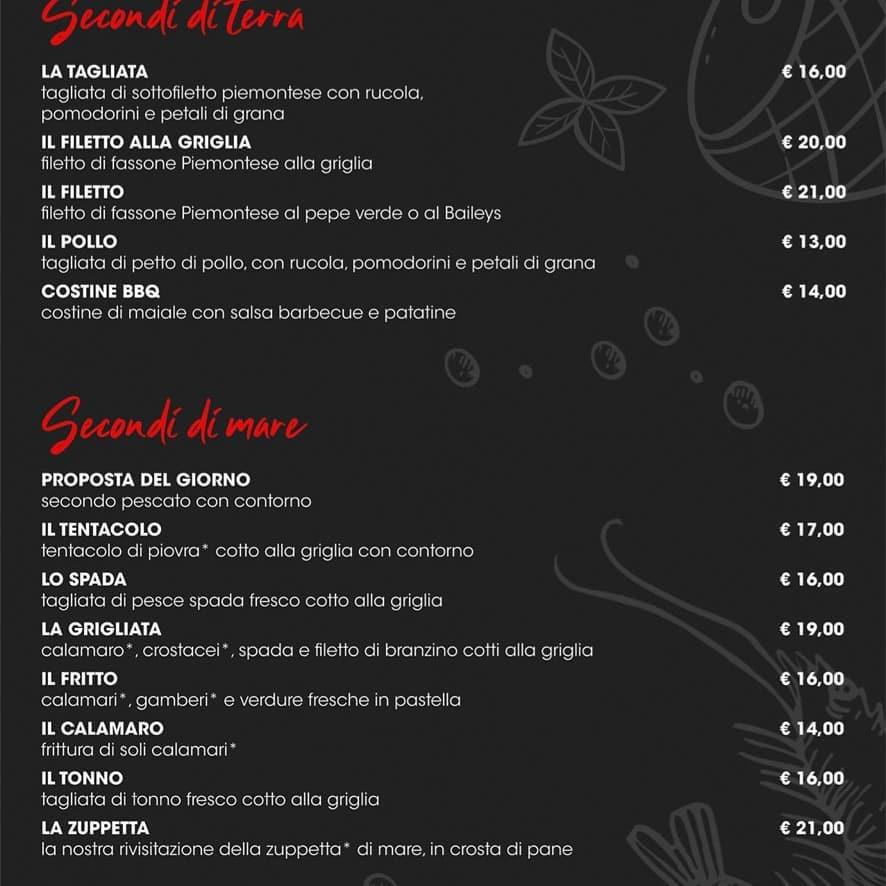 Menu da Maremoro Ristorante Pizzeria, Vigone