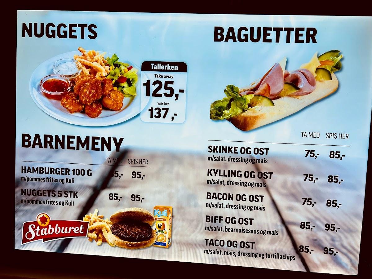 Menu at Brua Grill pizzeria, Brumunddal