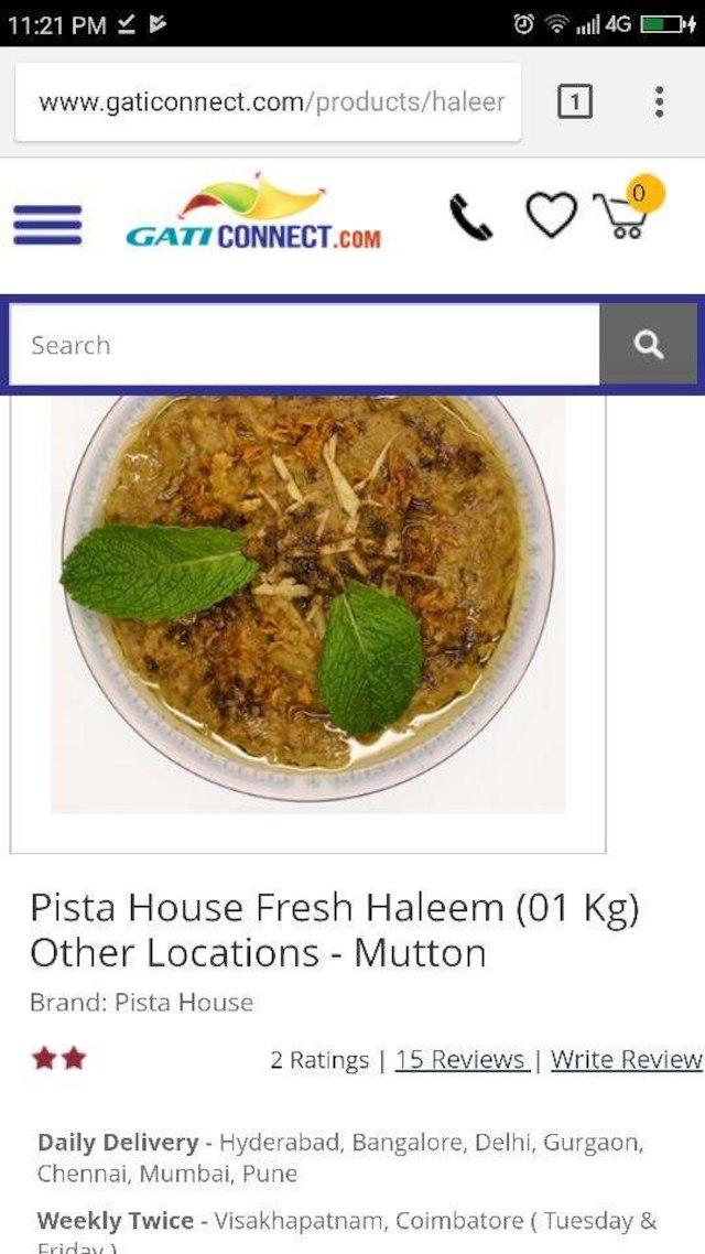 Menu at PISTA HOUSE, Bengaluru, 131