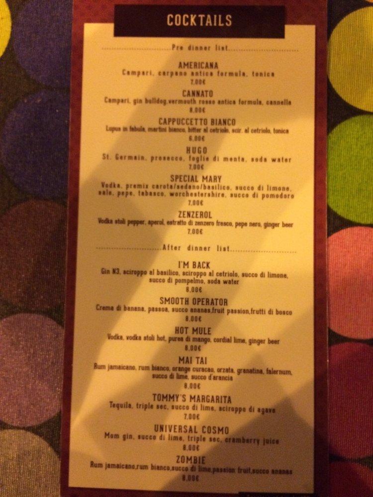 Menu at Rafè coffee & bistrot NoN Stop & shop - American Bar, Cagliari