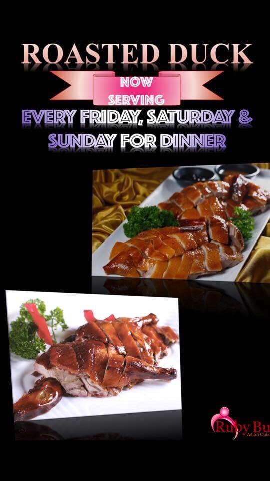 Menu at Ruby Buffet restaurant, Massapequa