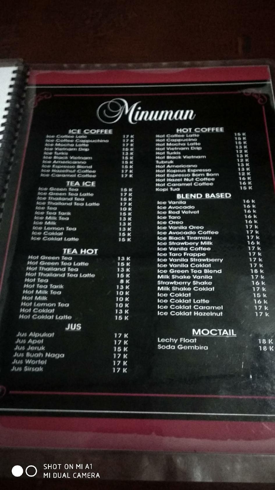 Menu at BERKAH Cafe & Resto, Watampone