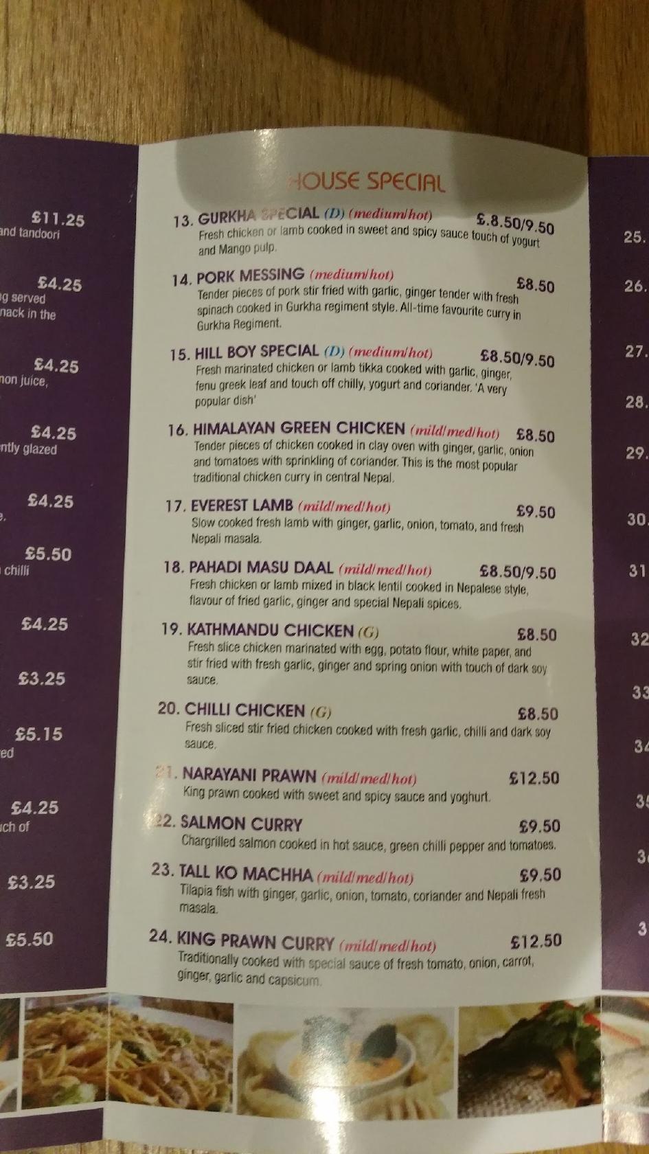 Menu at The Ferry pub & bar, Thames Ditton, Portsmouth Rd