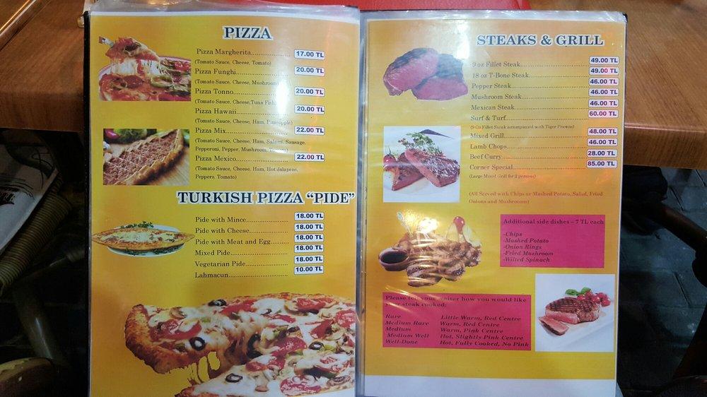 Menu at Dedem K. Corner Turkish Restaurant, Kusadasi