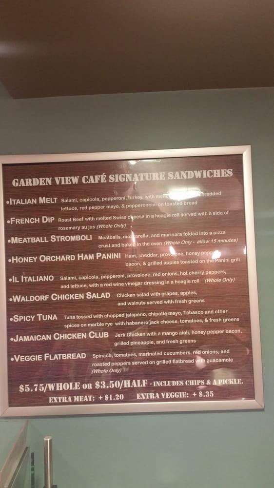 Menu at Garden View Cafe, Aurora