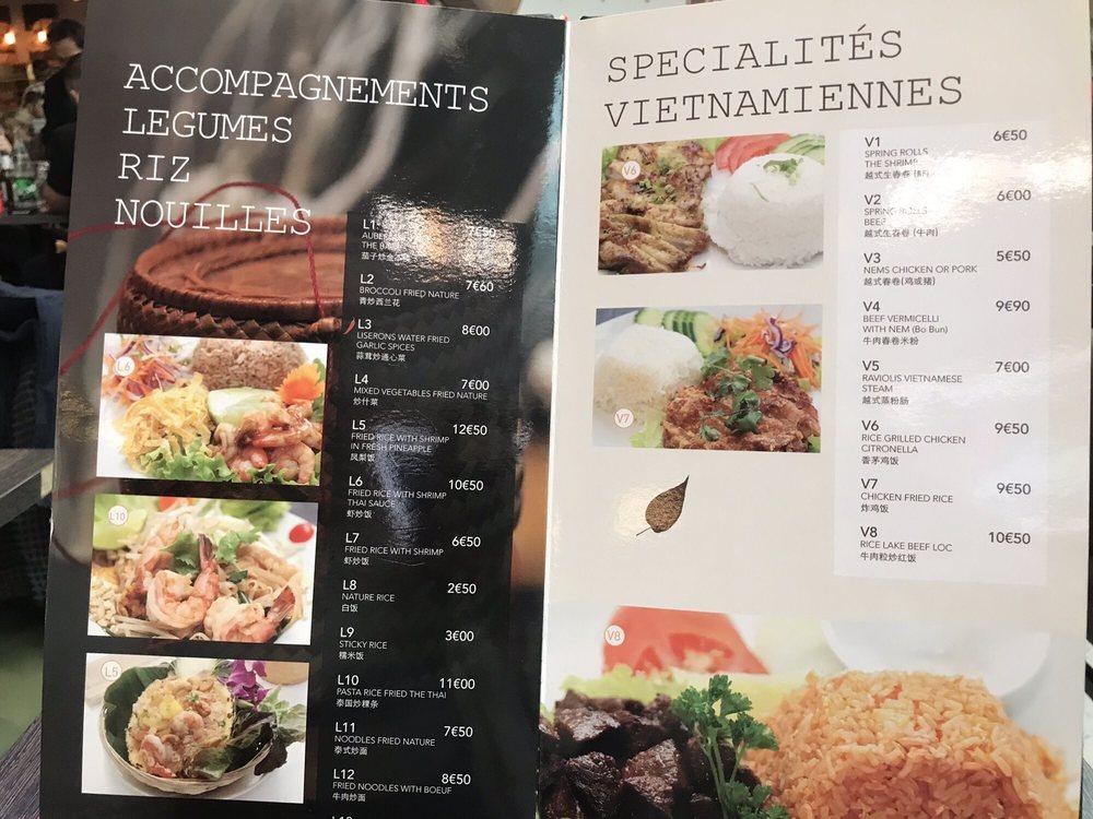 Menu au Thai Basilic restaurant, Tremblay-en-France, 20 rue des Buissons