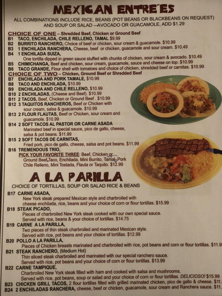Menu at Domingos Bar & Grill, Tehachapi, 20416 W Valley Blvd