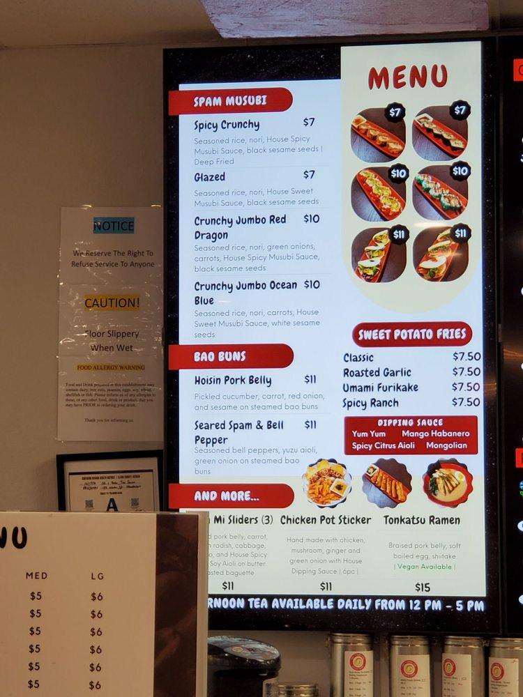 Menu at No 1 Boba Tea Social pub & bar, Henderson