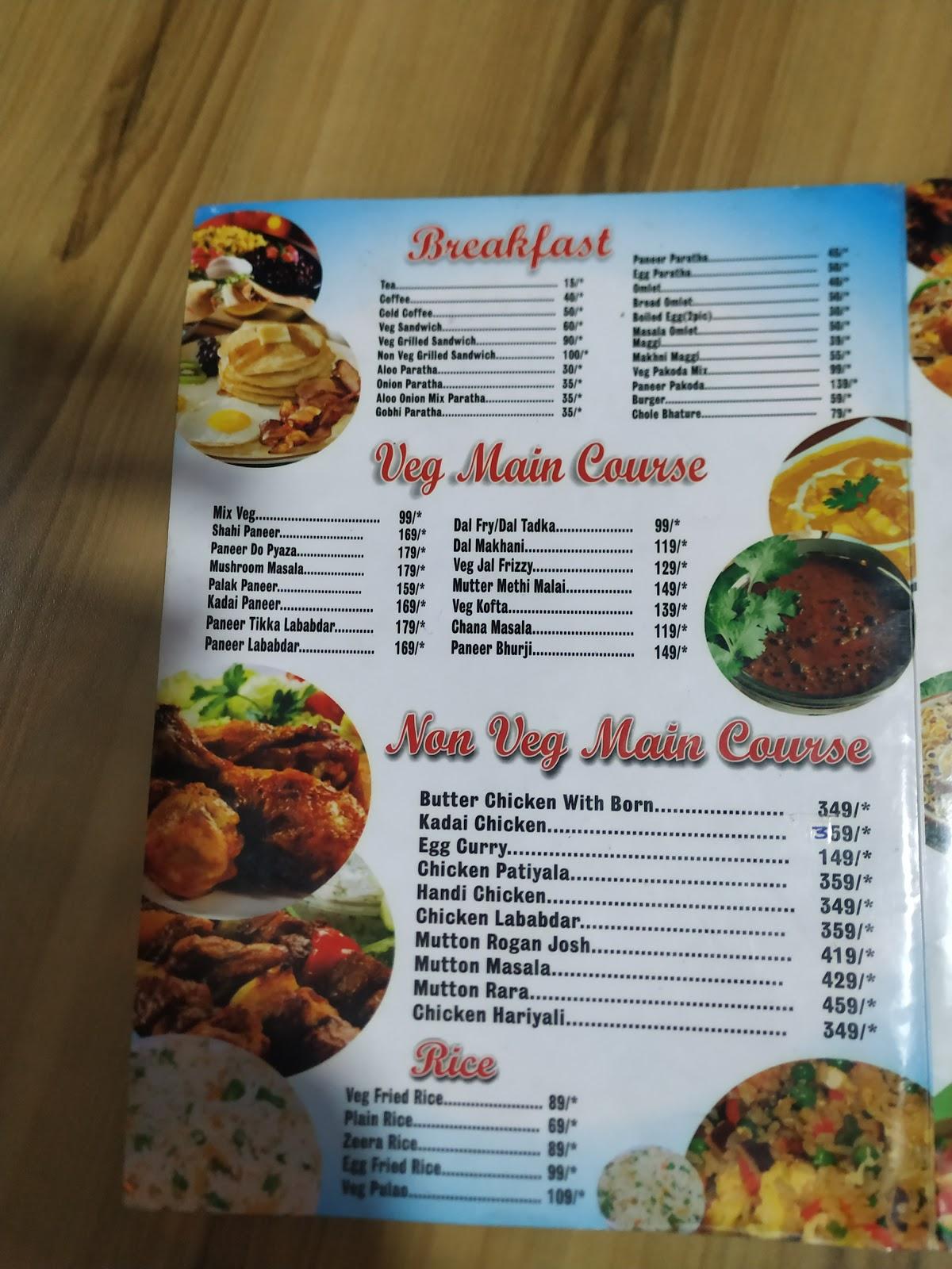 Menu at FOOD TREE, Dehradun