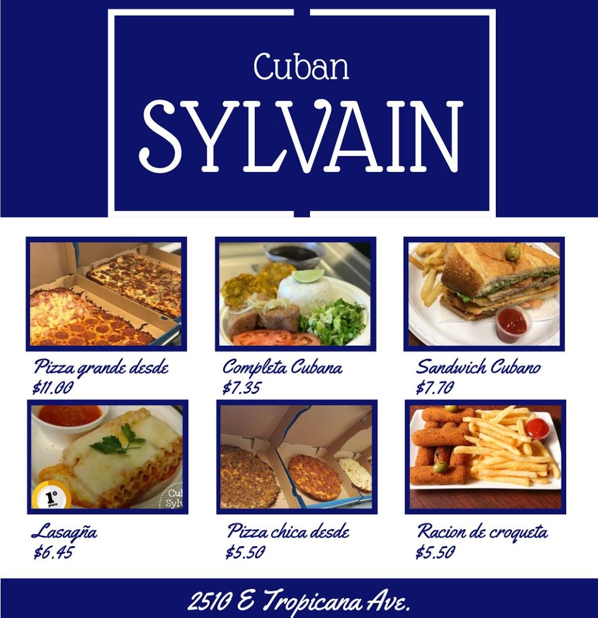 Menu at CUBAN SYLVAIN BAKERY, Las Vegas