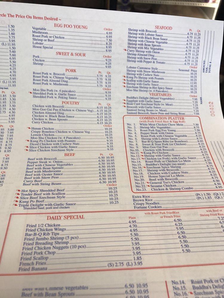 Menu at Lodi Chinatown Gourmet Kitchen restaurant, Lodi