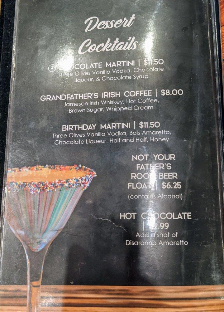 Menu at Our Mom's Restaurant and Bar, Hammond
