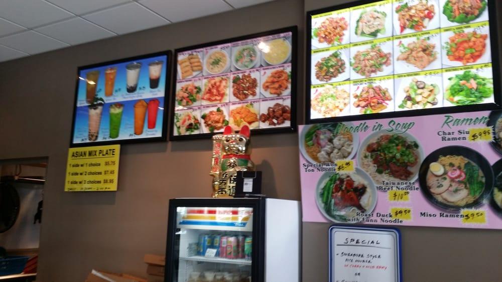 Menu at Asian Mix fast food, Honolulu, 1234 S Beretania St.