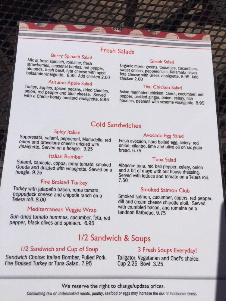 Menu at CT's Deli LLC pub & bar, Rhinelander