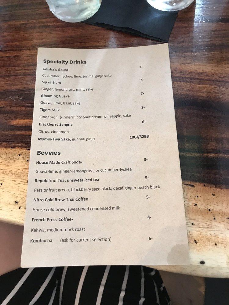 Menu at Caracara Restaurant and Bar, Dunedin