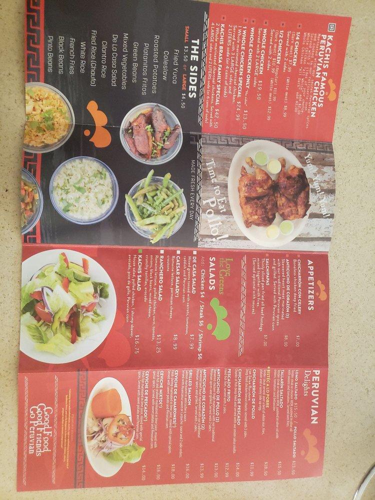 Menu at Kachis Chicken - Temple Hills restaurant, Temple Hills