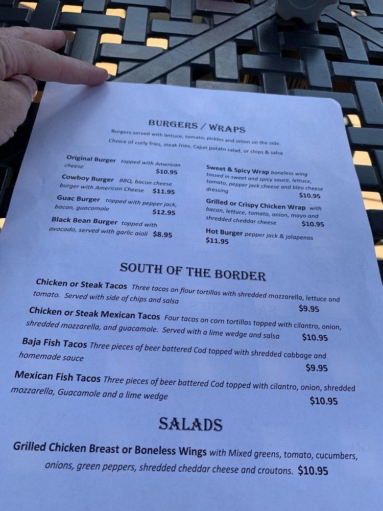 Carta de MVP Sports Bar, Sycamore