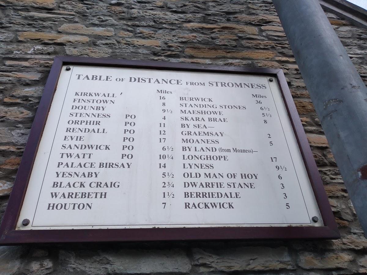 Menu at The Scapa Flow Restaurant, Stromness