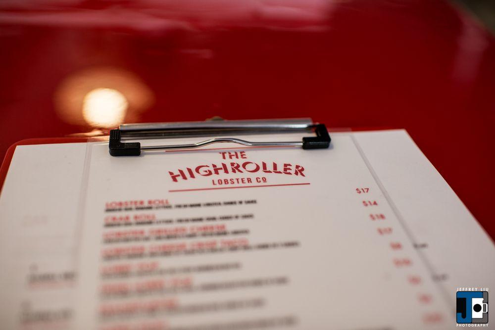 Menu at The Highroller Lobster Co. pub & bar, Portland
