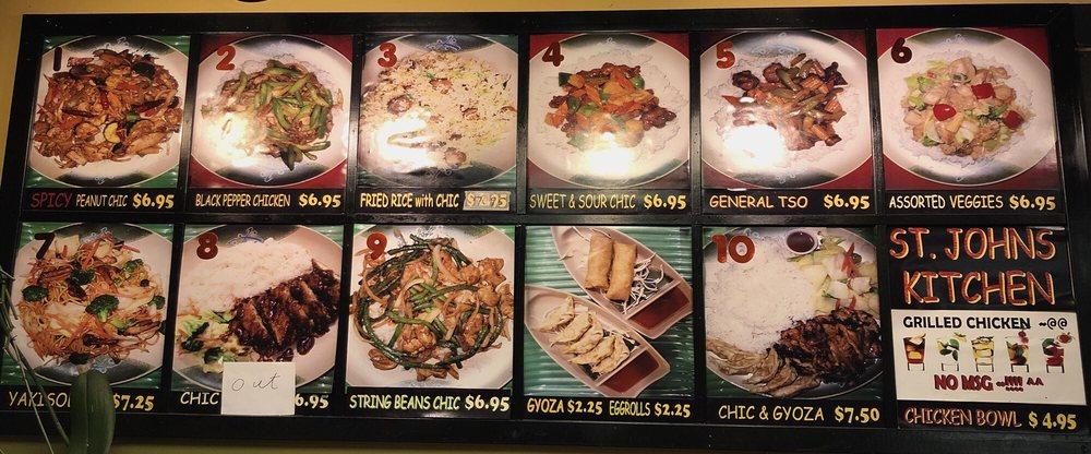 Menu at St. John's Kitchen restaurant, Portland, N Lombard St