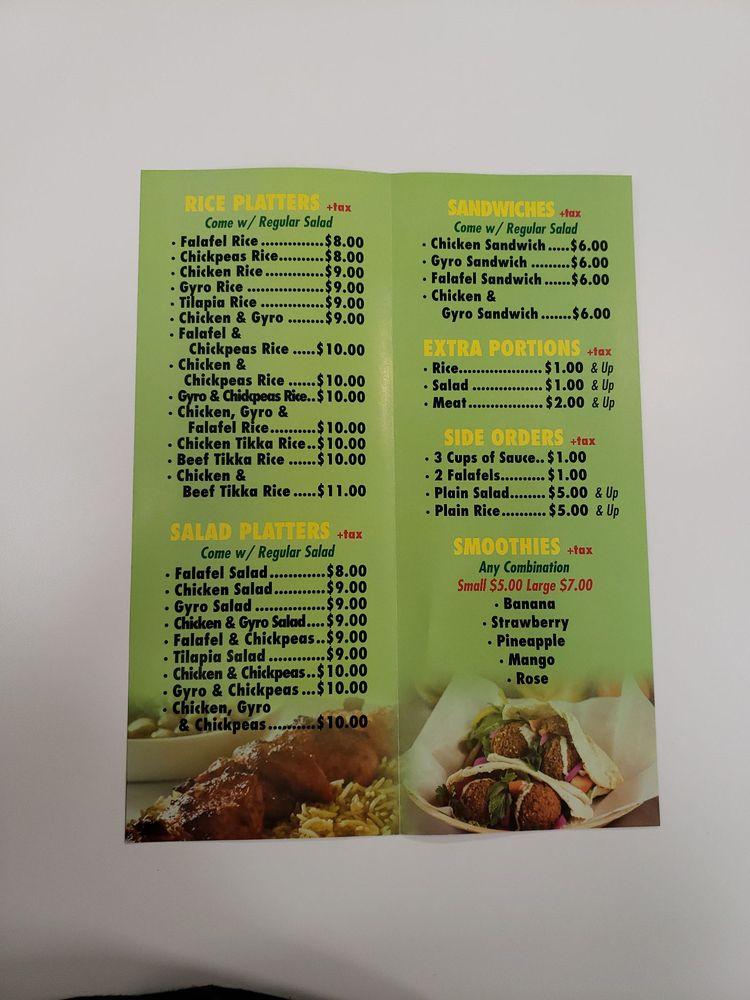 Menu at TAJ GRILL & GYRO restaurant, South Plainfield