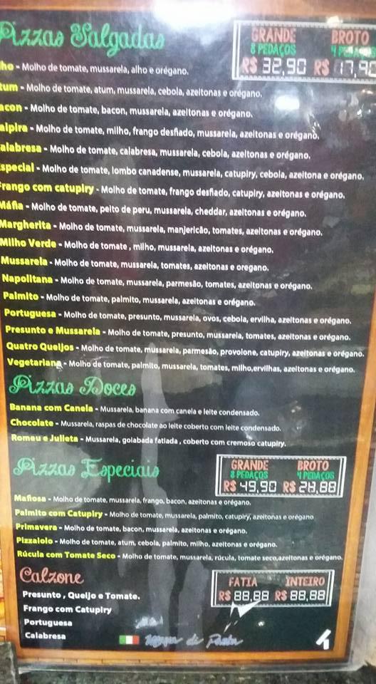 Menu em Máfia Di Pasta restaurante, Londrina, Catuai Shopping