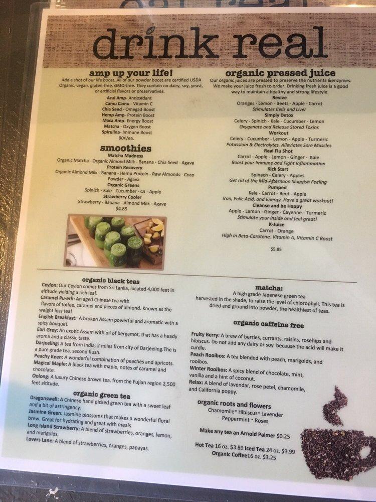 Menu at Eat Real Cafe #2, Santa Clarita, 27530 Newhall Ranch Rd