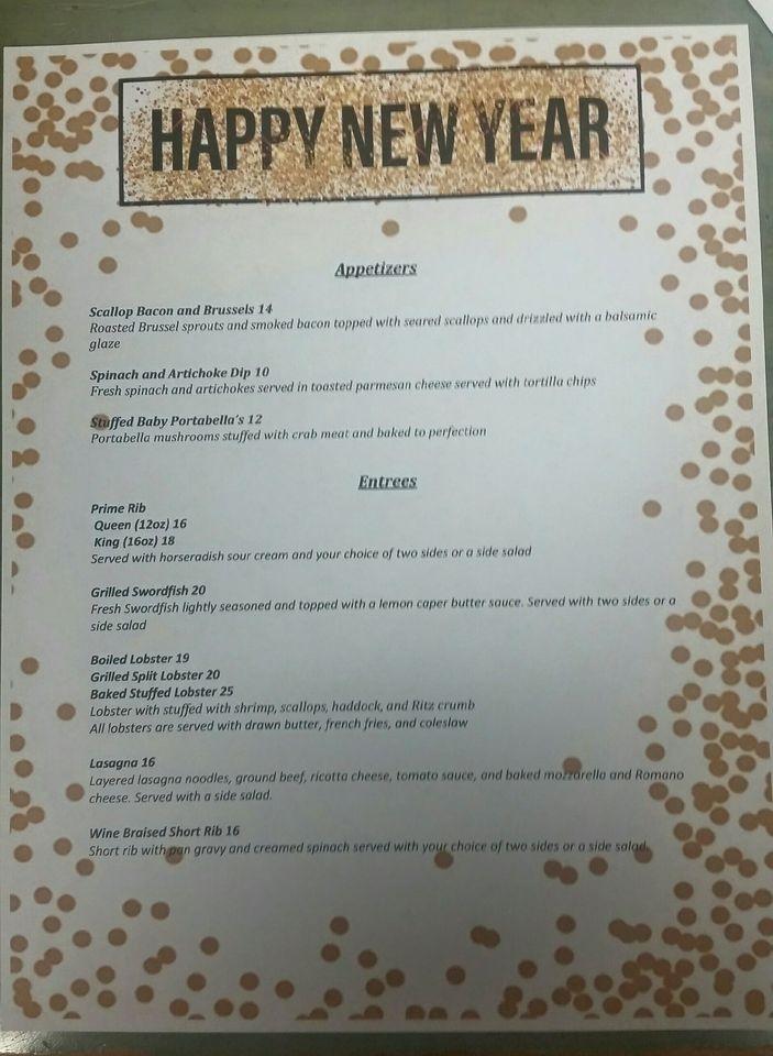 Menu at Atlantic Grille restaurant, Middletown