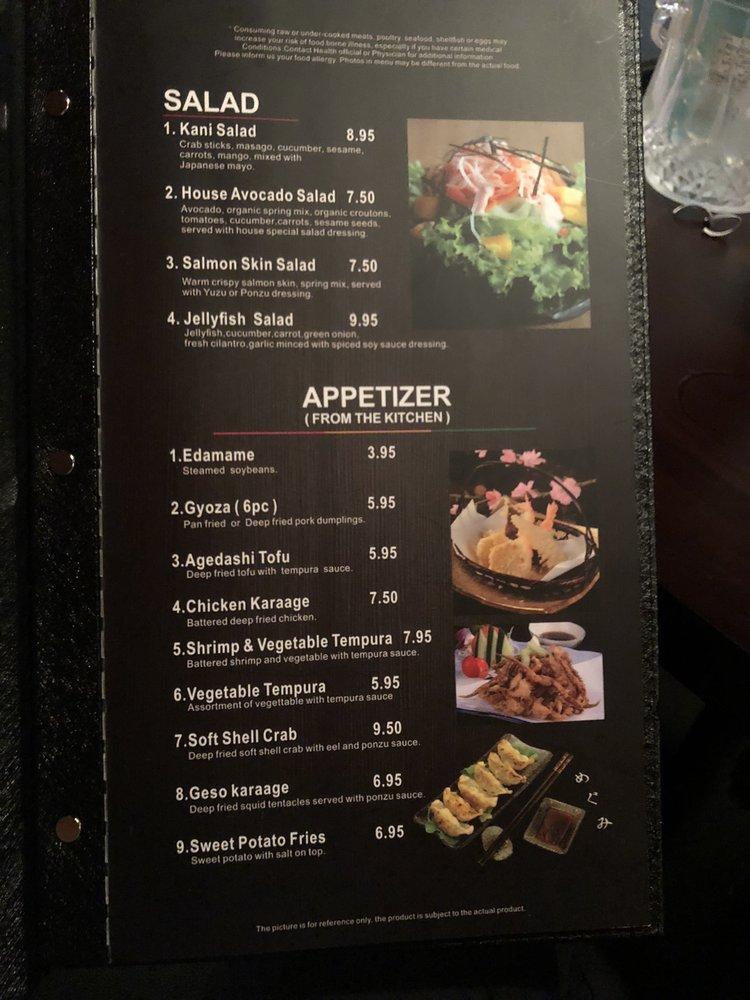 Menu at Kizuna Sushi Bar & Grill, Kaneohe