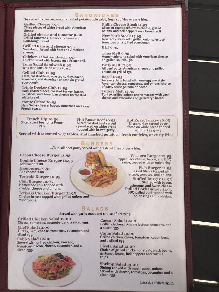 Menu at Lucio’s restaurant, Quincy, 875 E Main St