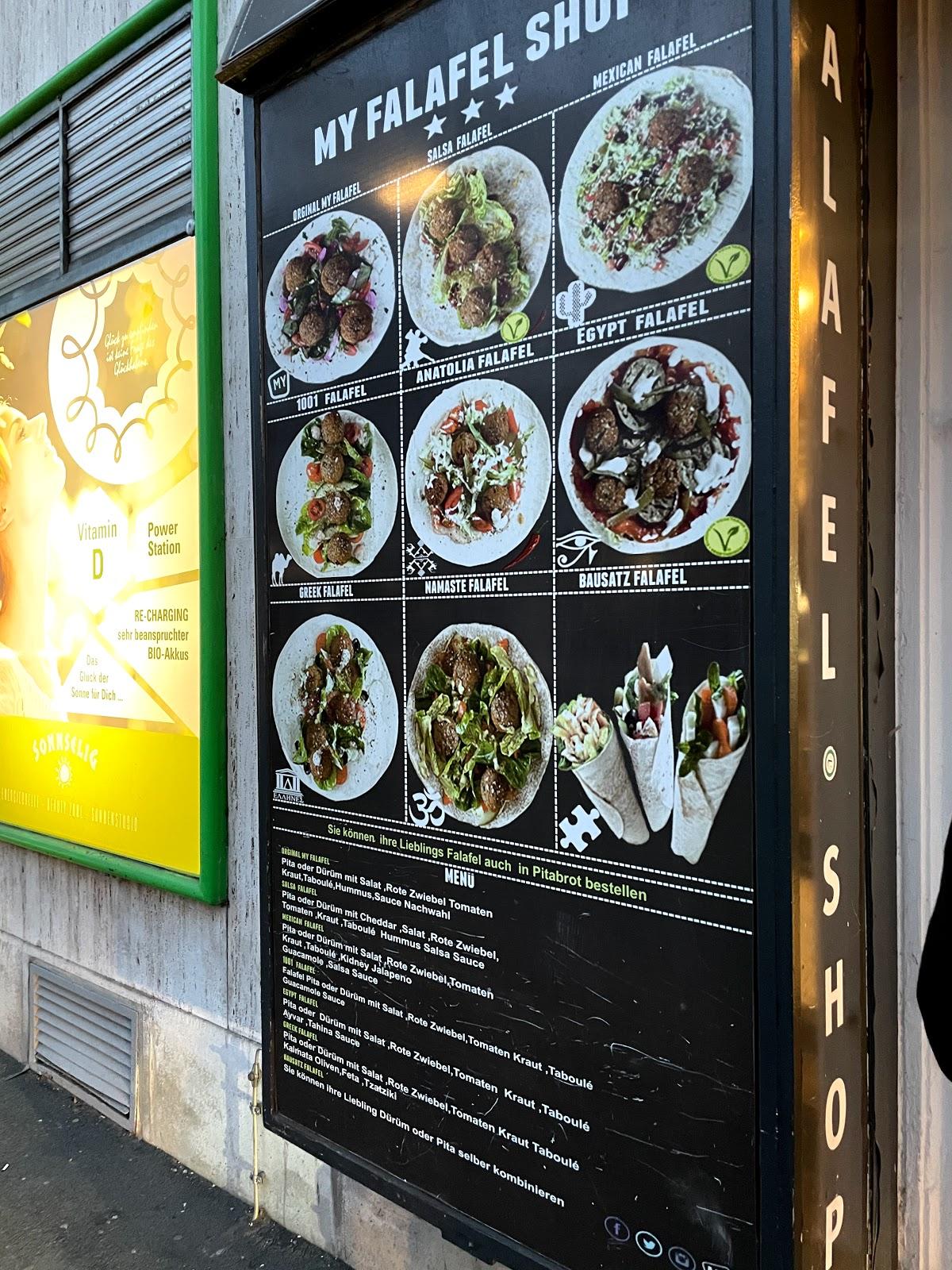 Speisekarte von Falafel Shop restaurant, Graz, Sparbersbachgasse 22