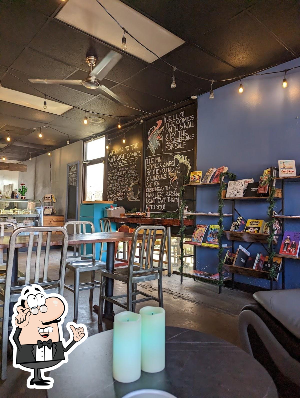 Birdcage Comics Cafe, San Bernardino - Restaurant menu, prices and reviews