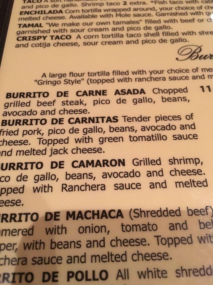 Menu at Sol Y Luna pub & bar, Los Angeles, Ventura Blvd