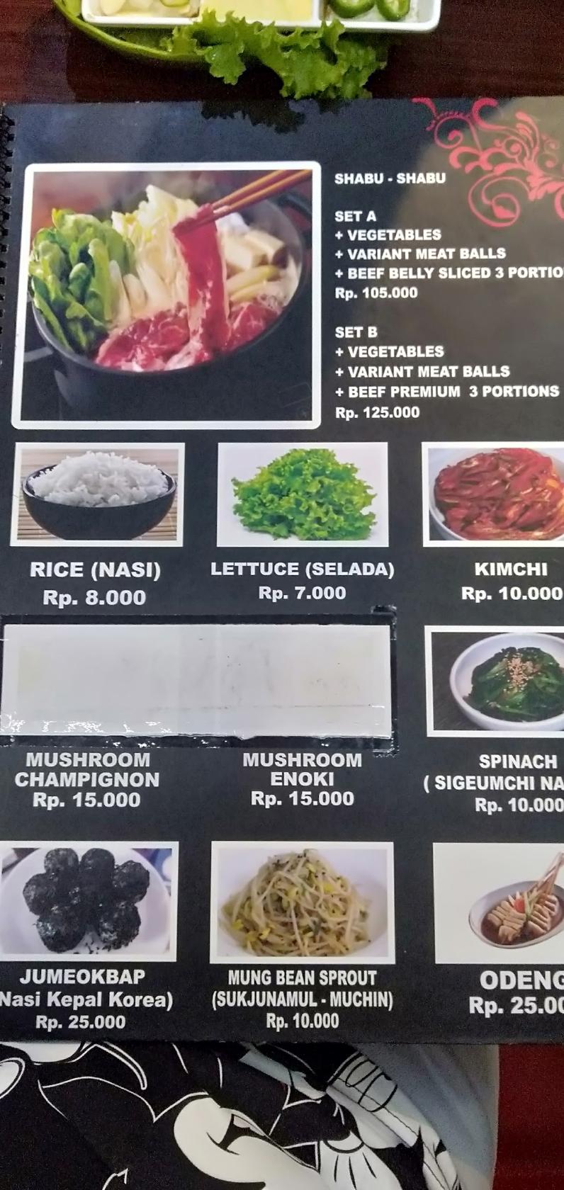 Menu at Royal K-BBQ Korean Food, Banjarmasin, Jl. A. Yani No.195