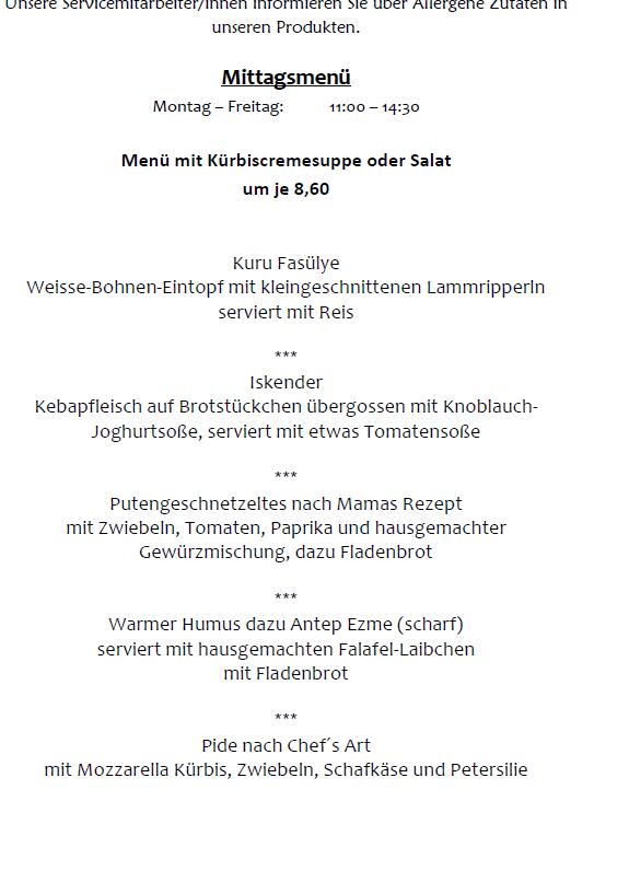 Speisekarte von Antebia pub & Bar, Linz