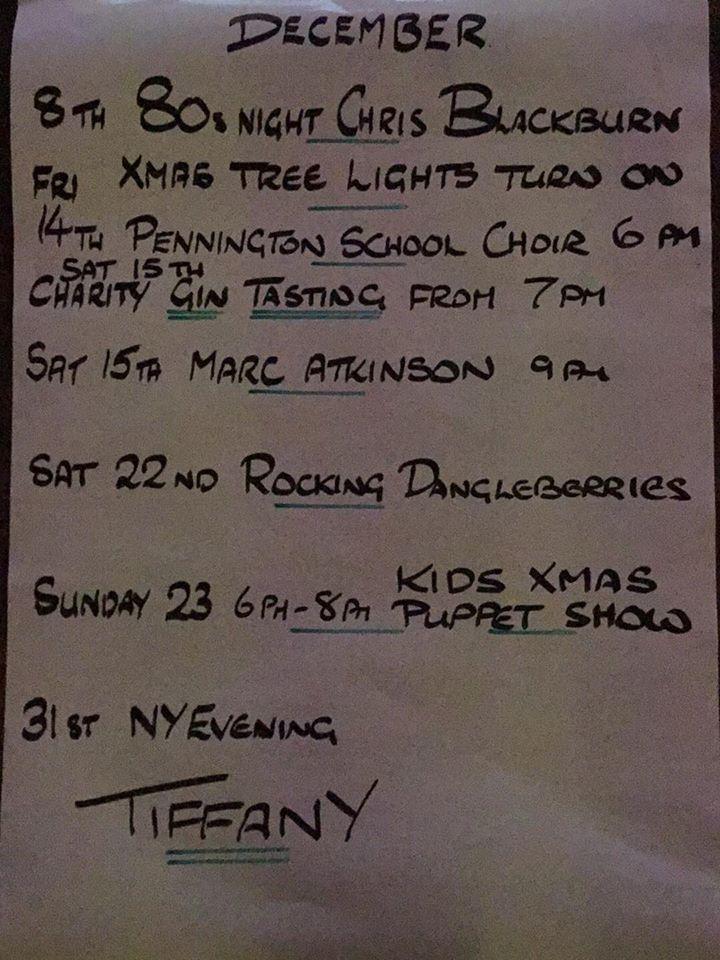 Menu at The Miners Arms pub & bar, Ulverston