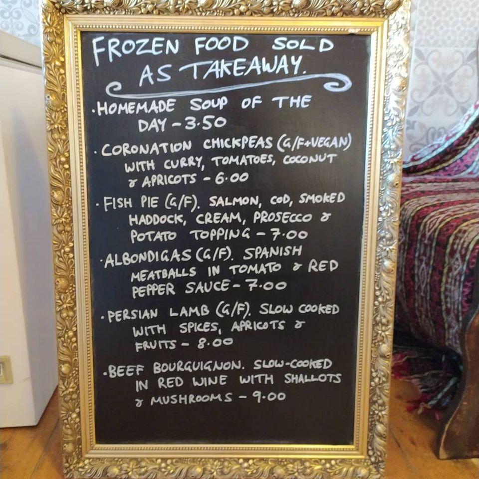 Menu at Wickham Bistro cafe, Bexhill