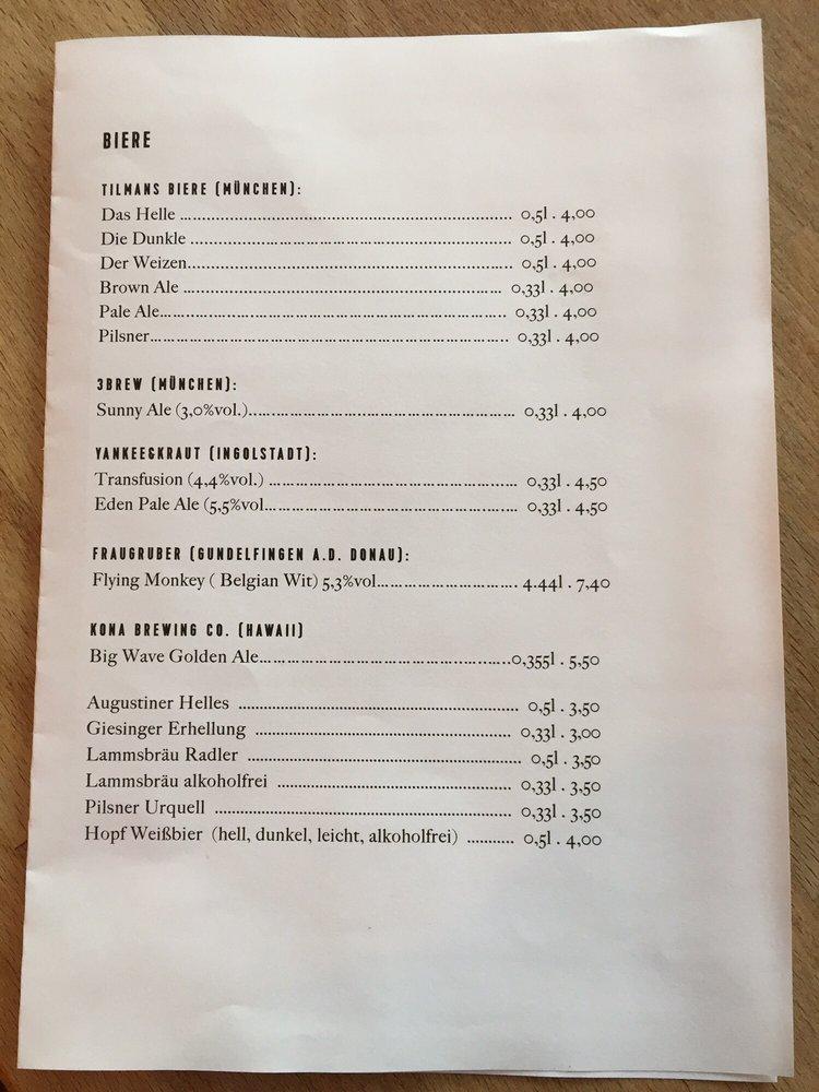 Speisekarte von Saluki pizza, München